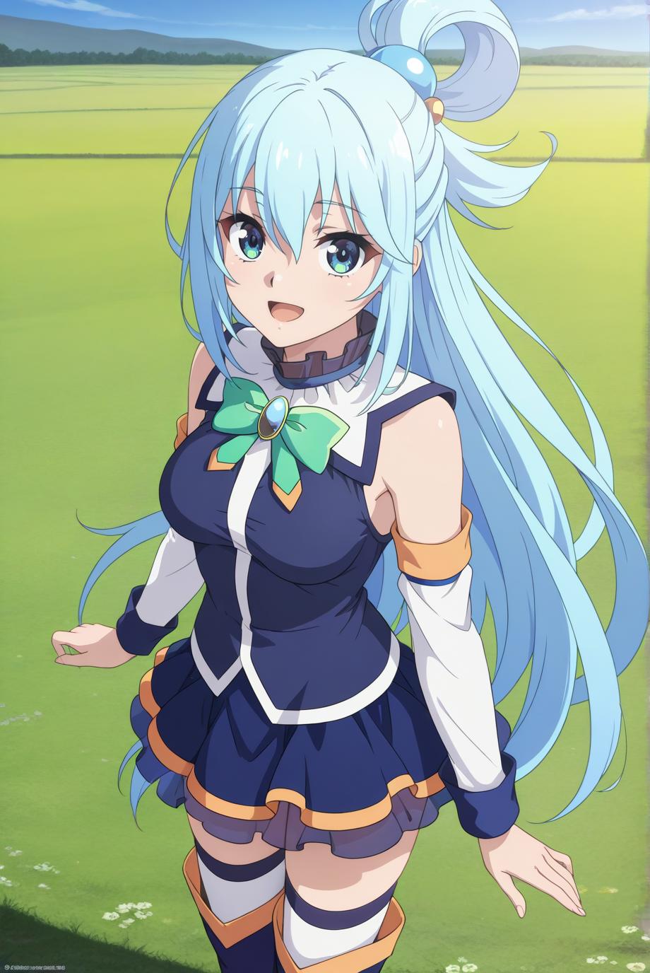 Konosuba - Aqua [1.5 + Pony + Illustrious] | v1.0 [Illustrious ...